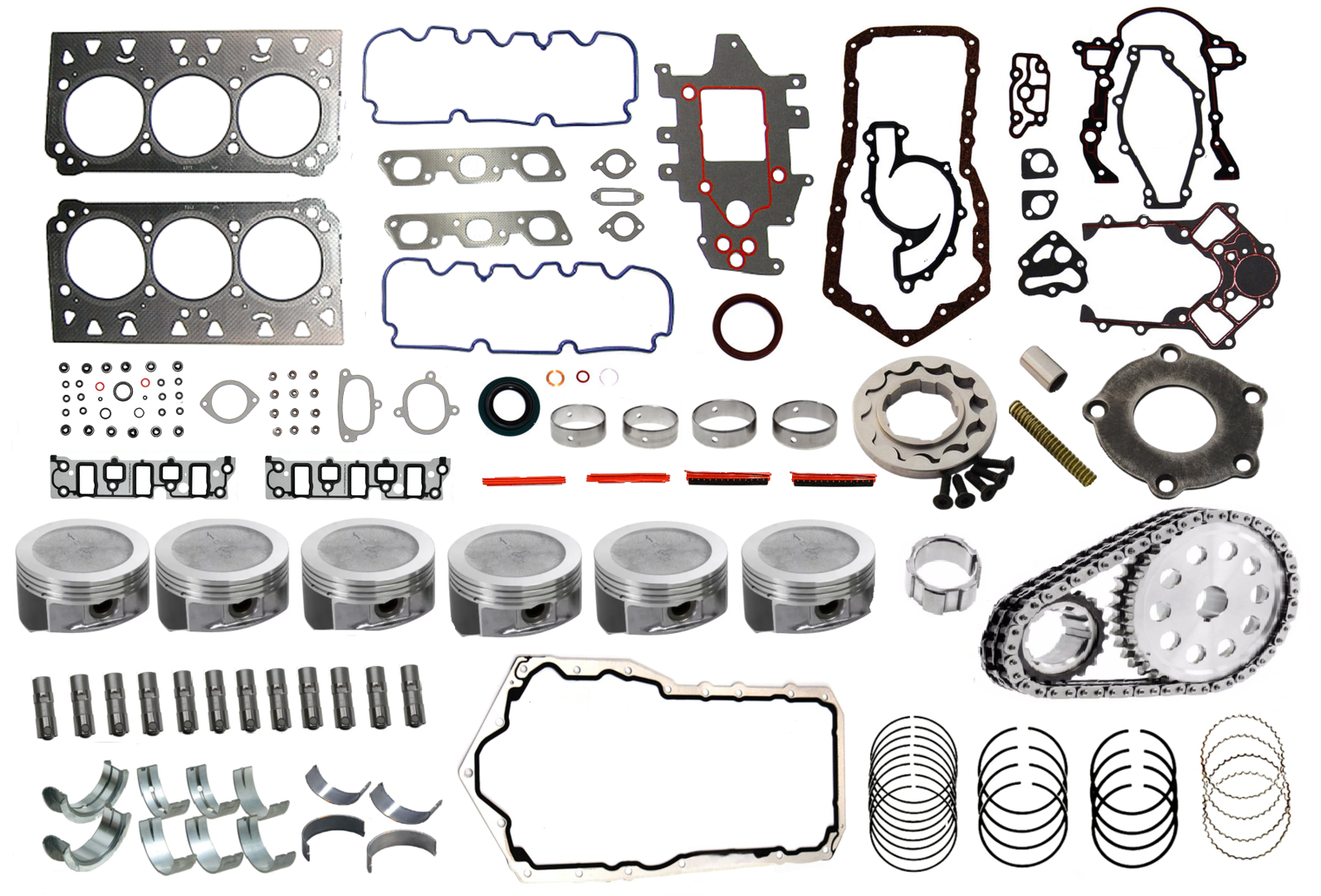 STAGE 4 ENGINE REBUILD KIT TO SUIT HOLDEN CAPRICE VS WH L67 SUPERCHARG ...